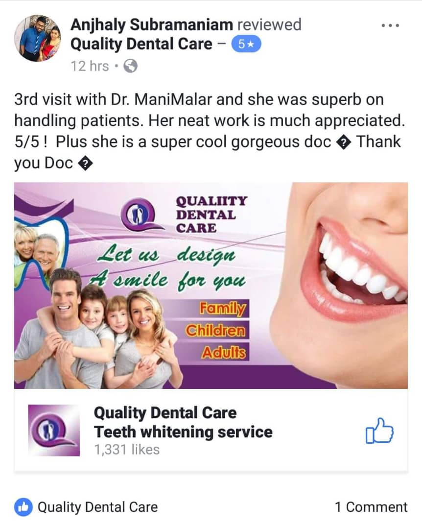 Testimonials – QUALITY DENTAL CARE